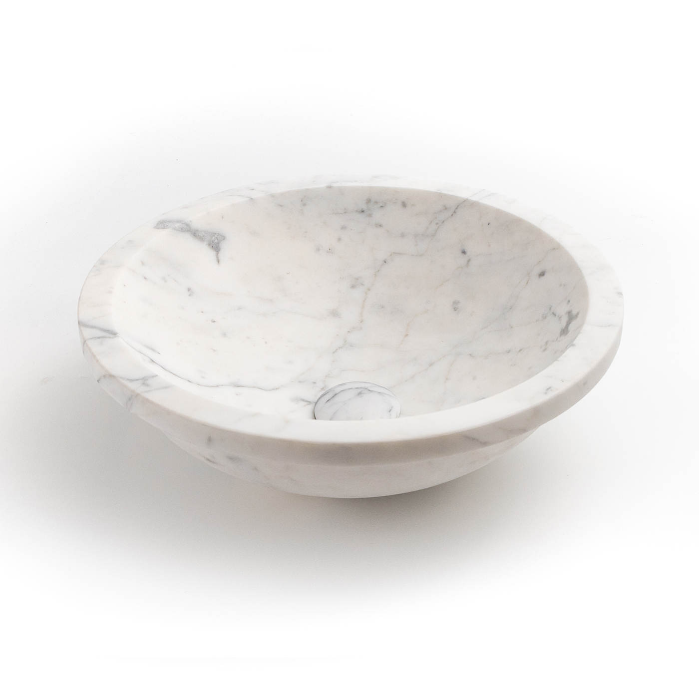 Carrara Honed Undermount Stone Basins | Bamby Stone