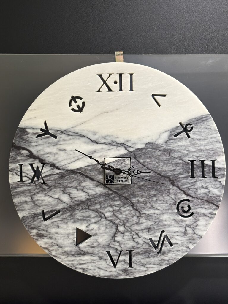 Eternal Elements Marble Wall Clock - Bamby Stone